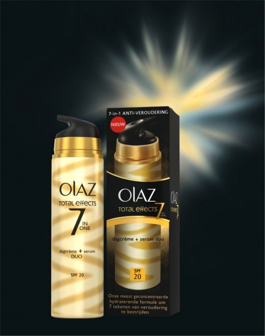 Olaz Total Effects Dagcrème & Serum Duo ⋆ Beautylab.nl