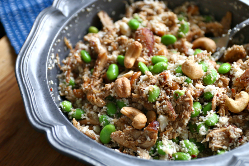 Food Friday | Bloemkool 'rijst' met kip en edamame ⋆ Beautylab.nl